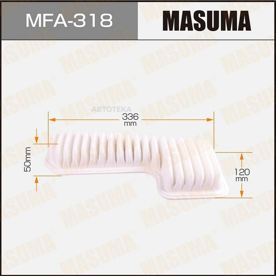 Фильтр воздушный TOYOTA RAV 4 01-05 1.8 MASUMA MFA318