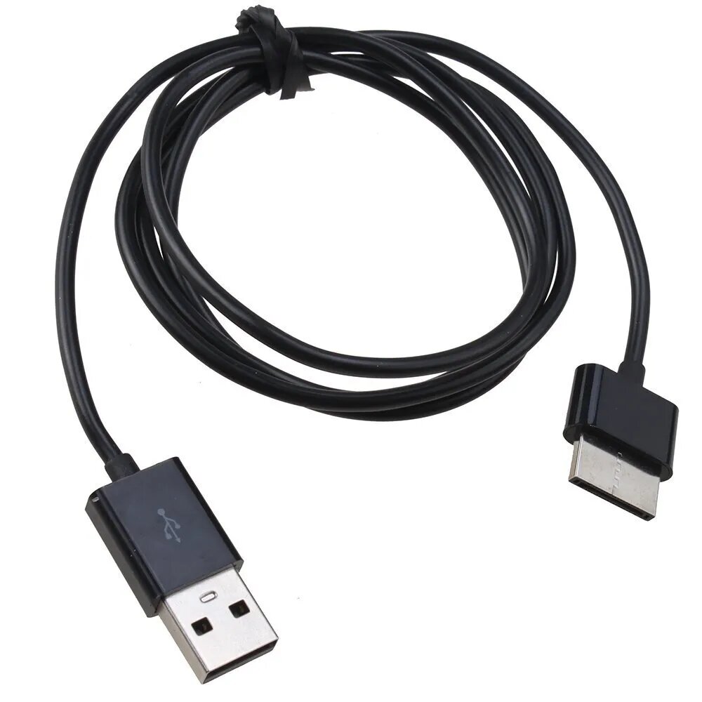 Аудиокабель USB 2.0 Micro-B to USB A, черный матовый, белый, для ASUS Vivo Tab RT TF600 TF600T TF701T TF810