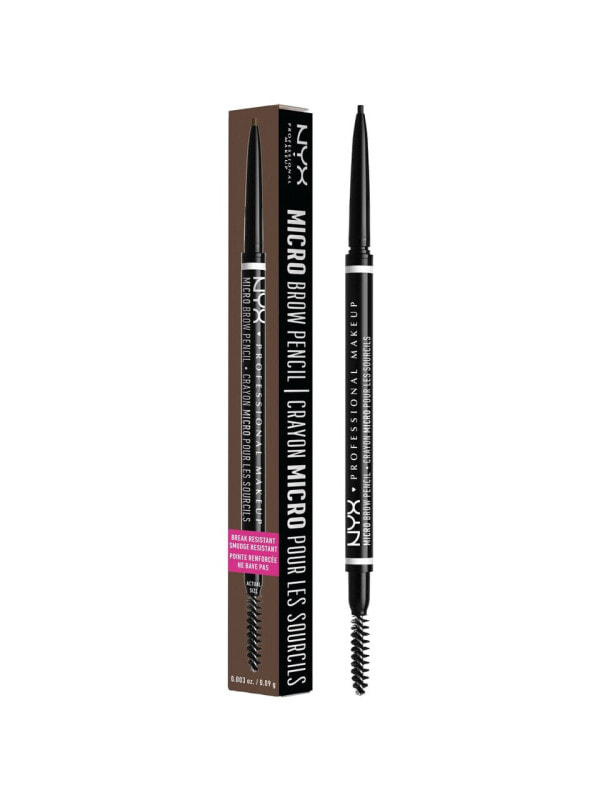 Карандаш для бровей женский NYX Professional Makeup Micro Brow Pencil, Черный