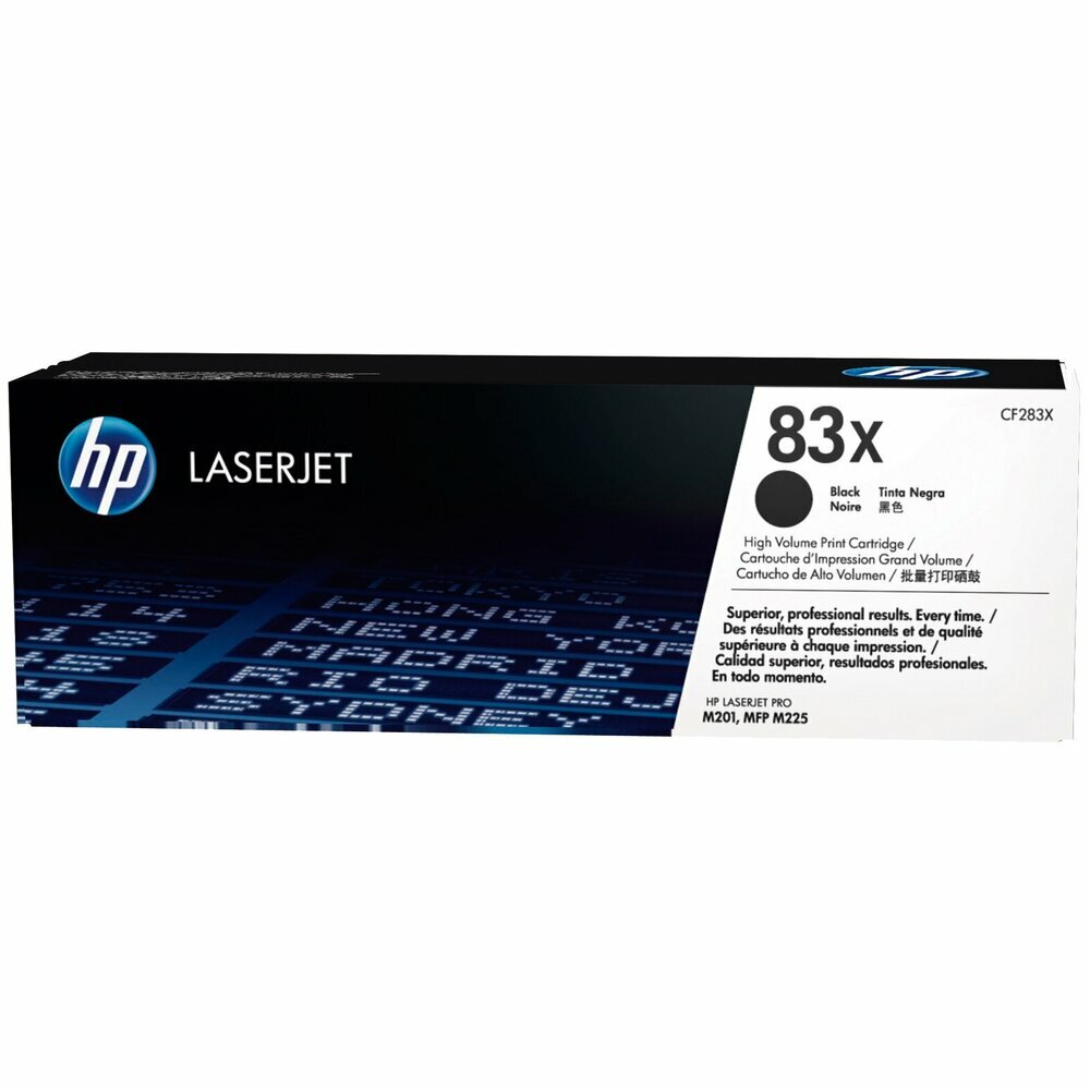 Картридж лазерный HP CF283X (83X), черный (2 200 стр.) для LaserJet Pro M201n, M201dw, M225dn MFP, M225dw MFP