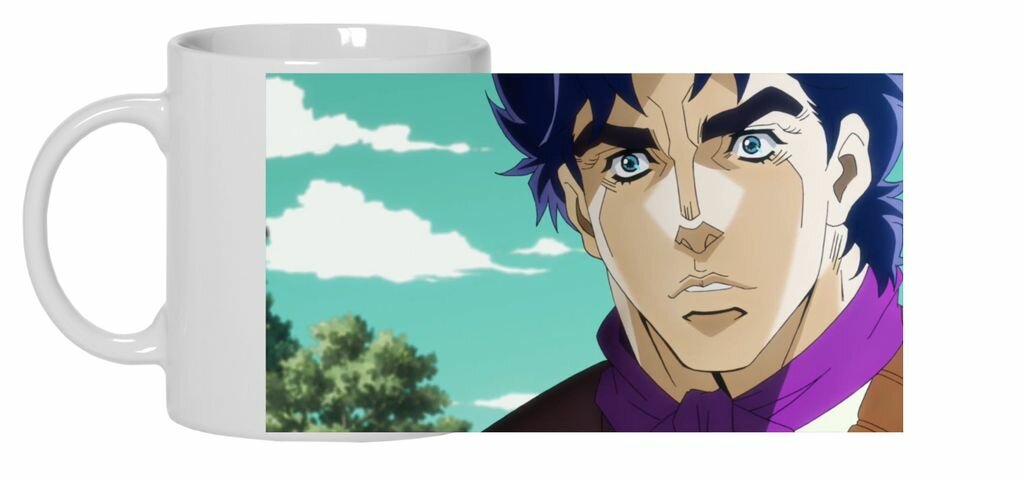 Кружка Невероятные приключения ДжоДжо, JoJo’s Bizarre Adventure №10, Кружка-Хамелеон
