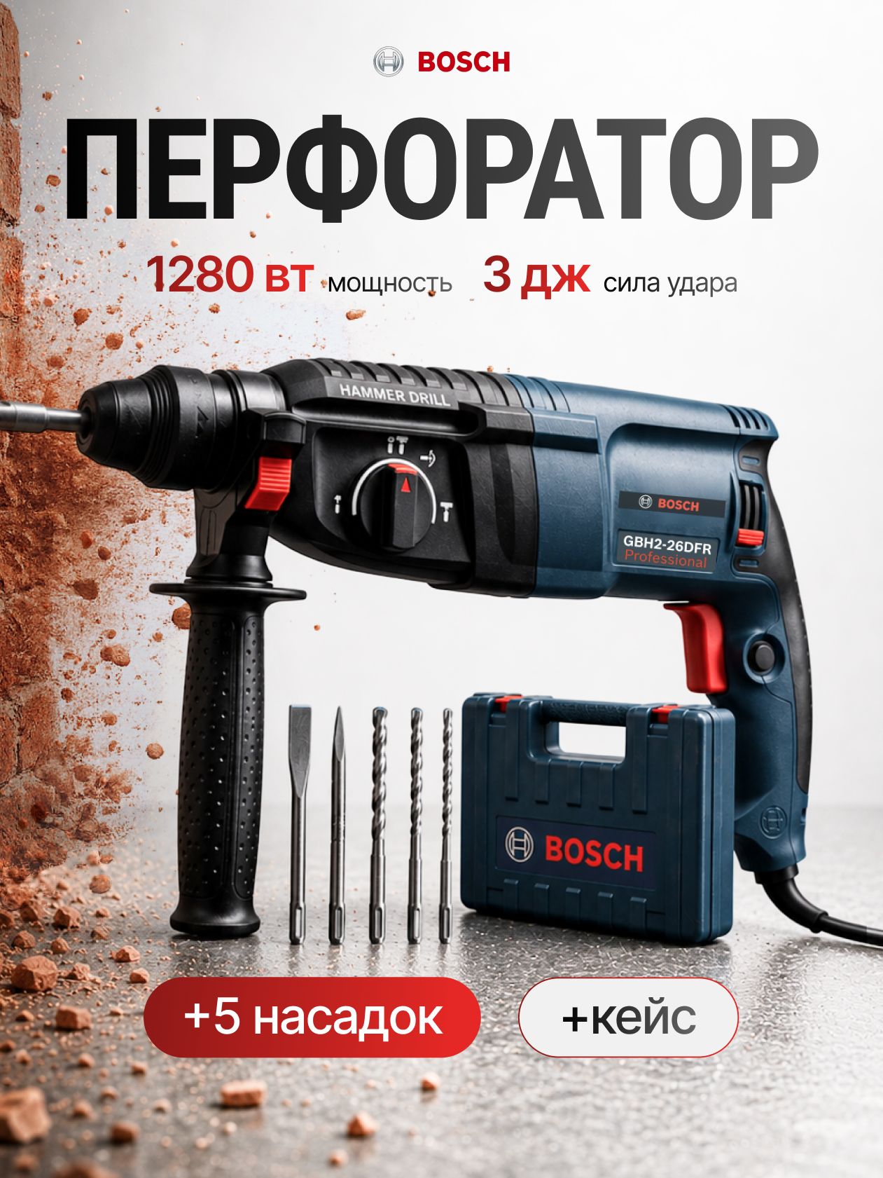 Перфоратор, перфоратор электрический