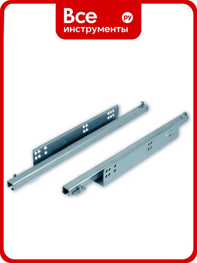 Направляющие Hafele Matrix runners UM A30 частичное выдвижение, 13-16 мм, soft-close, 500 мм 433.06.451