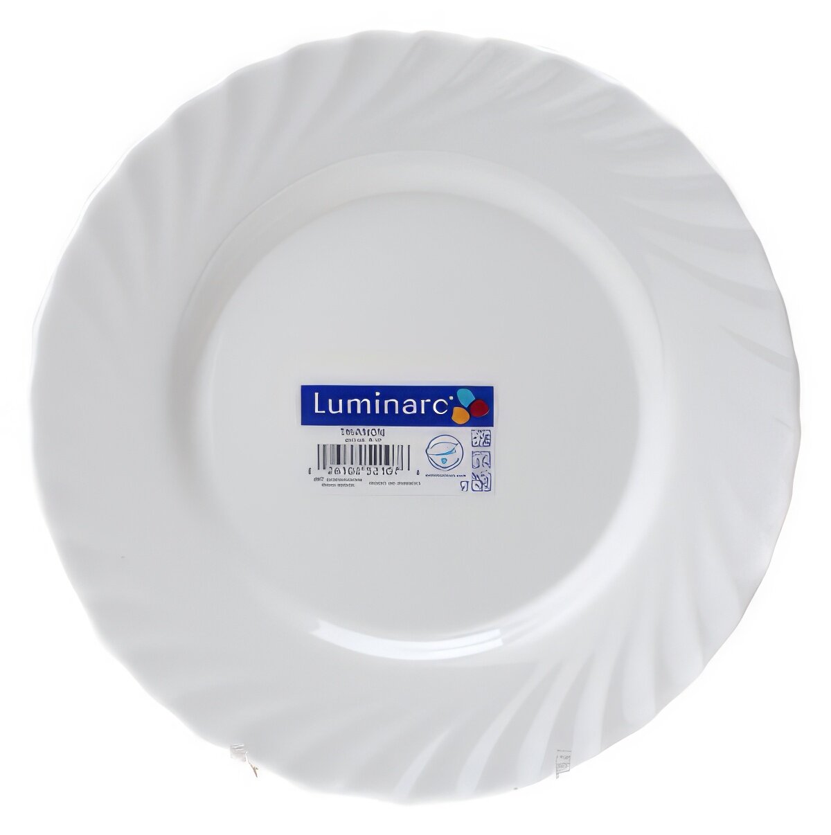 Тарелка LUMINARC Трианон 24см обеденная ударопрочное стекло