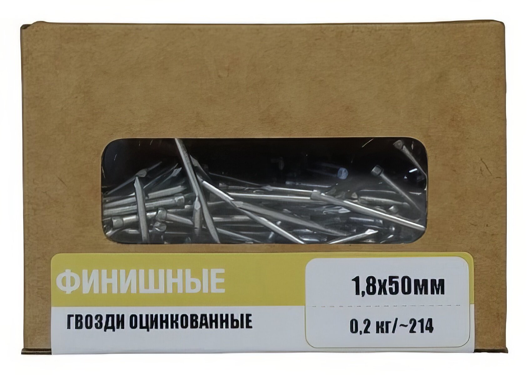 Гвозди финишные Tech-Krep 1.8x50 мм 0.2 кг