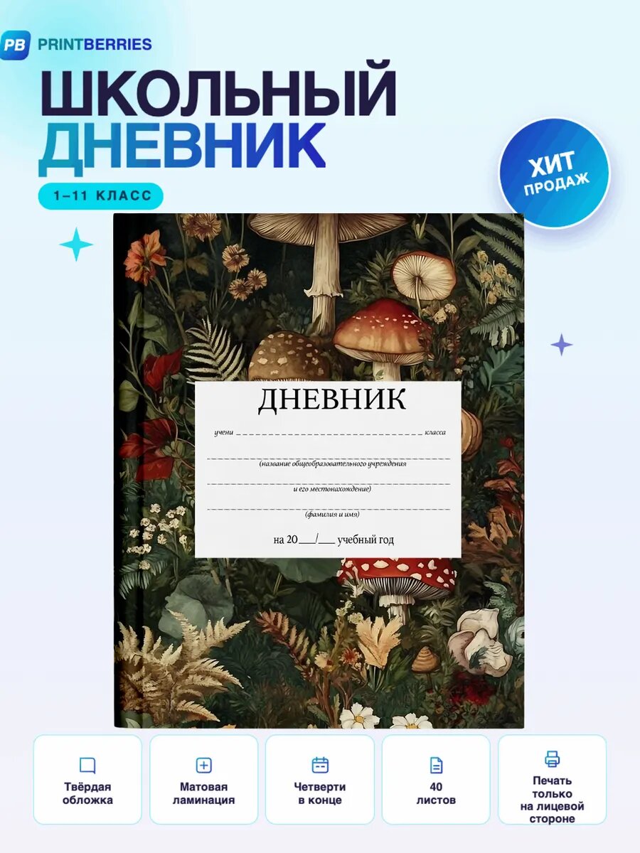 Школьный дневник коттеджкор эстетика коллаж арт уют 36