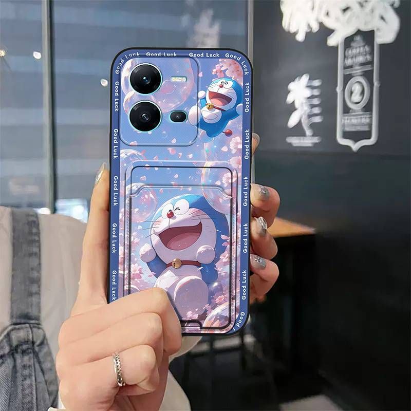 Чехол Lulumi для VIVO V25 5G/V25E 4G/X80 Lite, модный дизайн, слот для карт, силиконовая задняя крышка, водонепроницаемый, полное покрытие