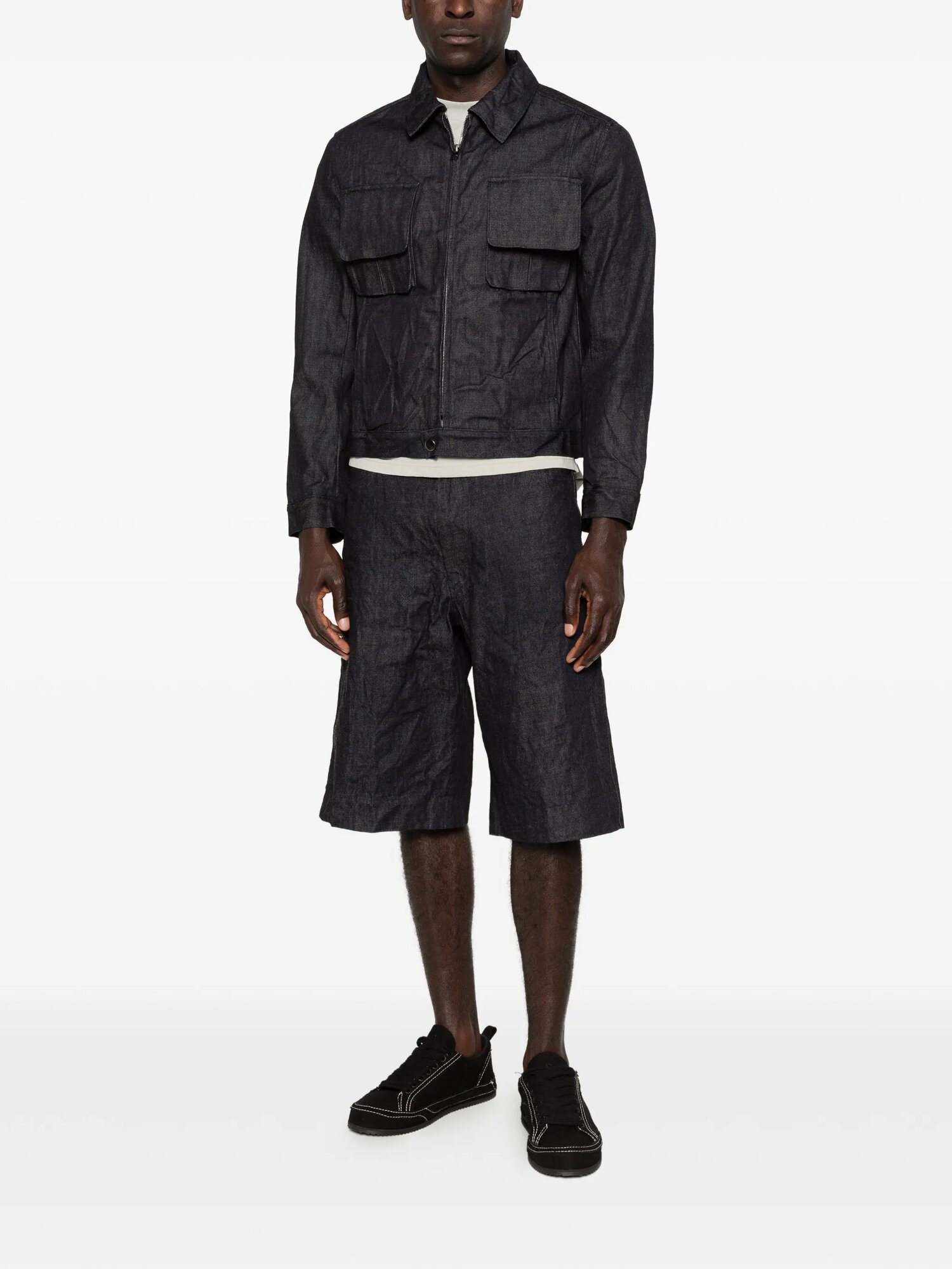 Куртка Individual Sentiments Flap-pocket denim jacket, размер 0 — фото 1