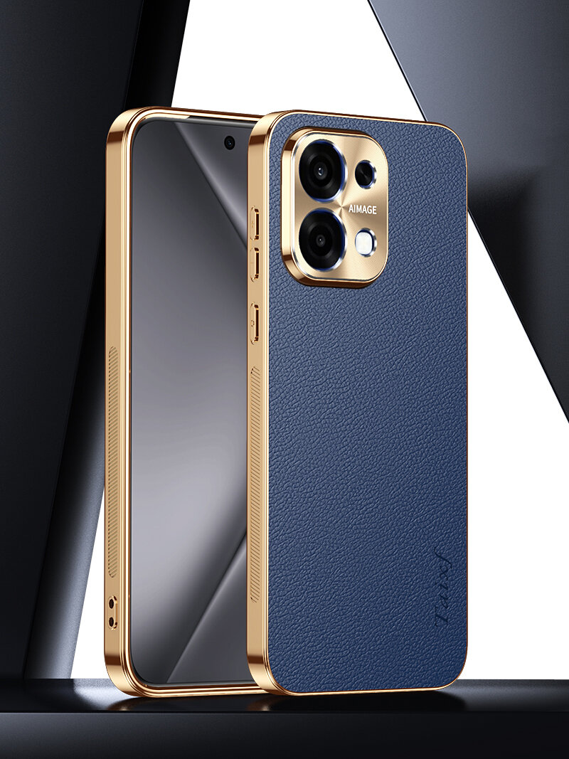 Роскошная кожа чехол для OPPO A6 Pro , c металлической защитой для камеры