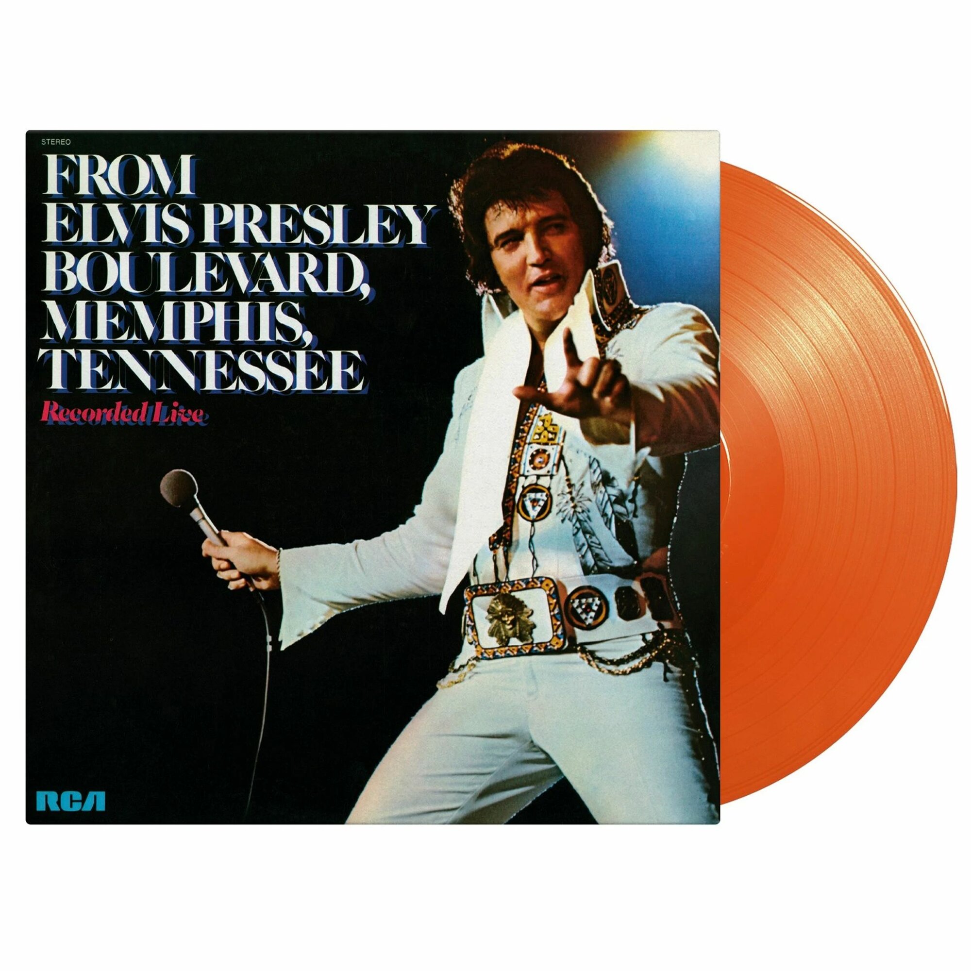 Виниловая пластинка Elvis Presley - From Elvis Presley Boulevard, Memphis (LP, Оранжевый винил) Limited, 2025