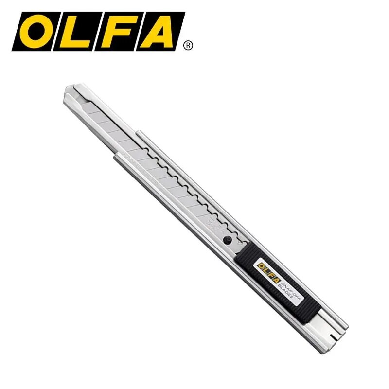 Японский оригинальный маленький универсальный нож OLFA LTD-03, 9 мм, острое лезвие, высокопрочный резак, резак для автомобильной пленки, бумаги