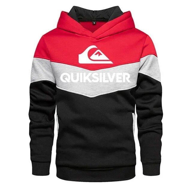 Мужская толстовка Quiksilver с капюшоном, Red 1, L