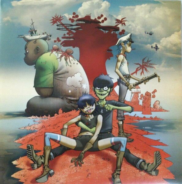 GORILLAZ - Plastic Beach (2LP, Переиздание, 180 Грамм Черный Винил) Виниловая Пластинка — фото 1