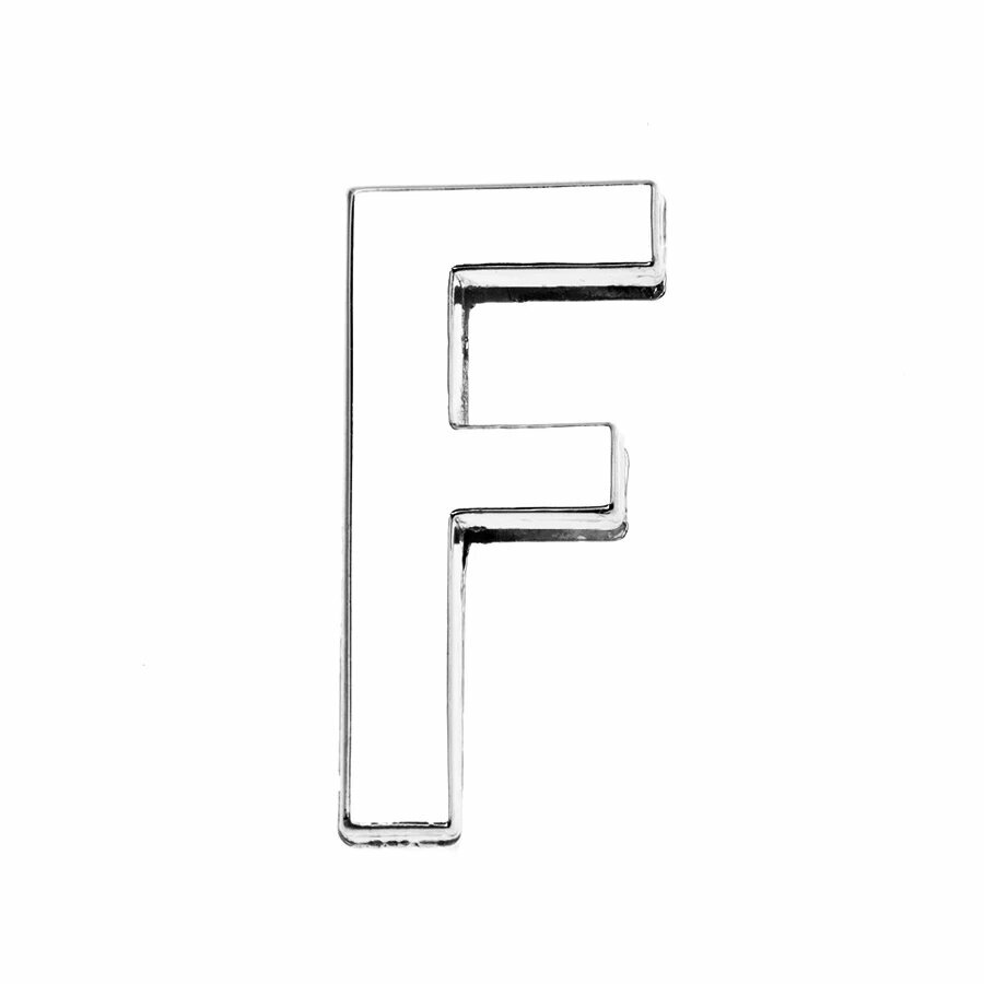 Подвеска-слайд F, серебристый, 18 мм