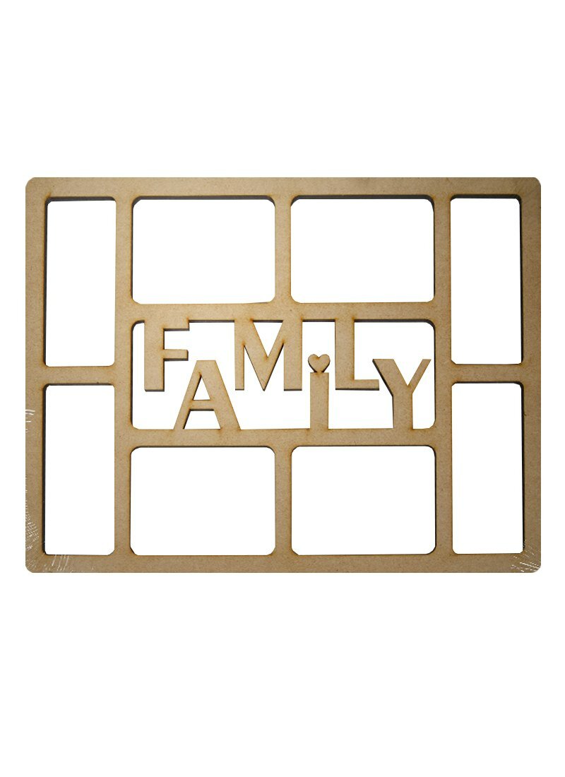Фоторамка из МДФ Family (2150416) (28х37см) (игрушка из дерева) (упаковка)