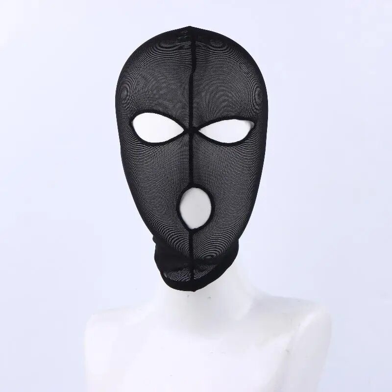 Черная маска для лица из сетки, 1PCs A2