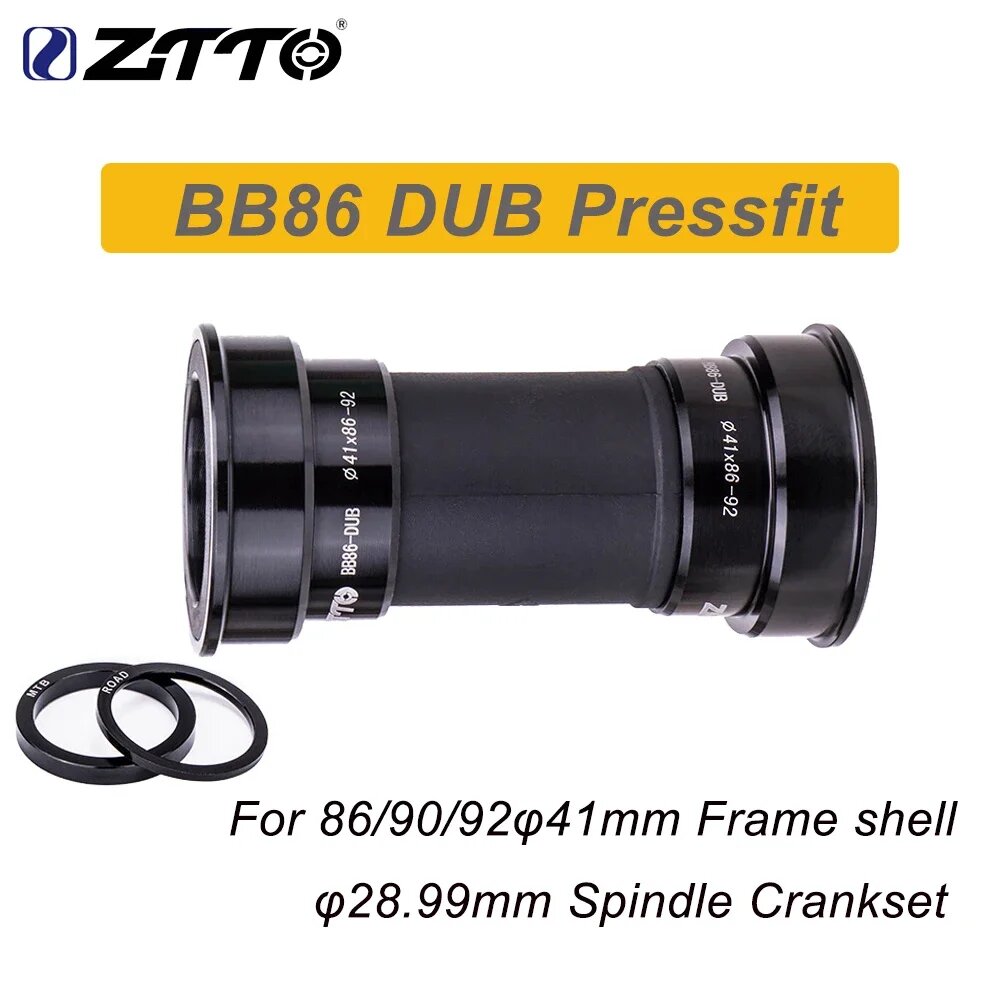 ZTTO BB86 DUB Pressfit каретка черная