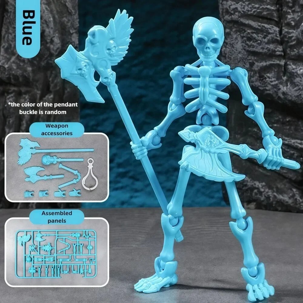 Фигурка скелета Blue, пластик