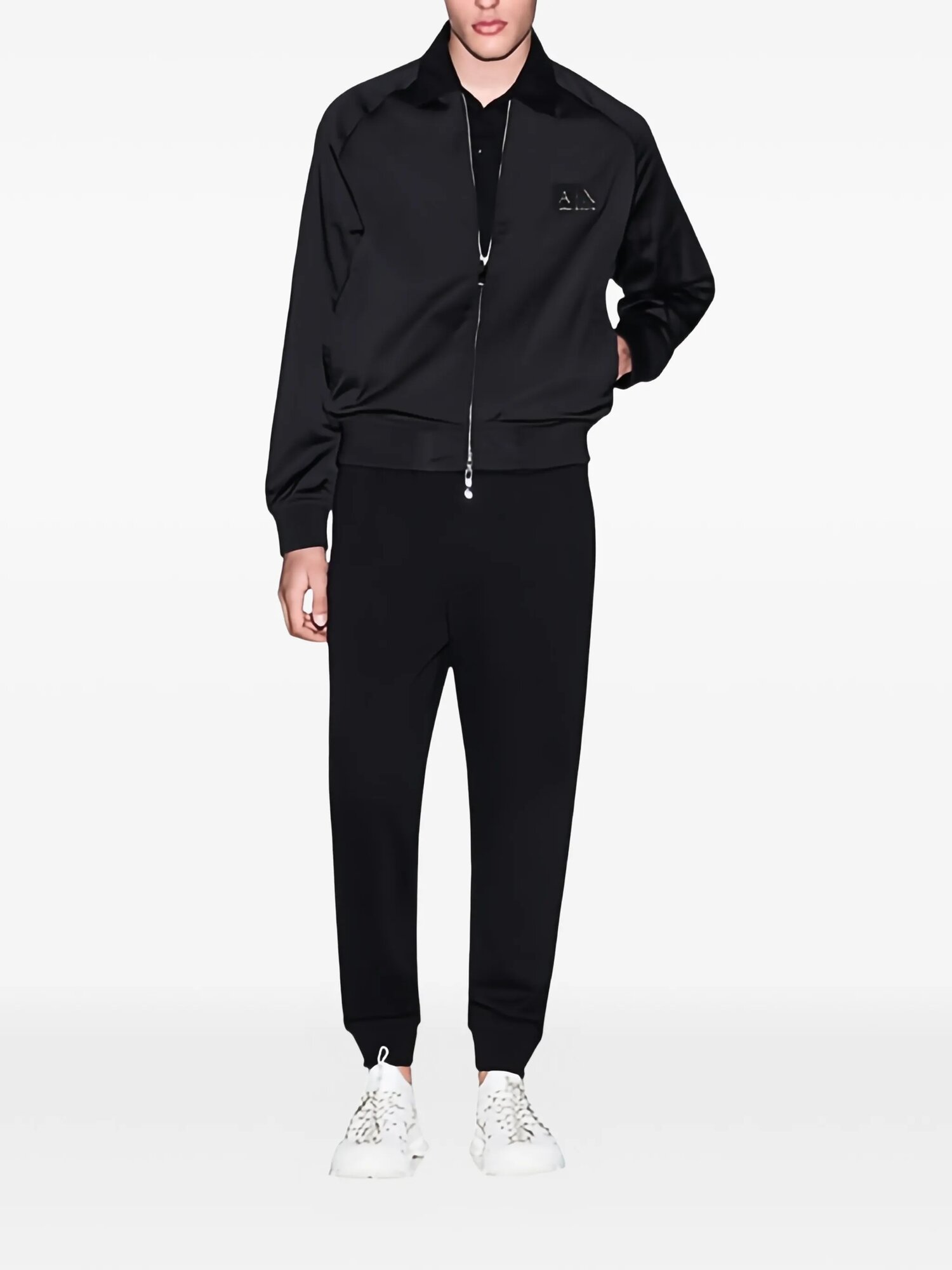 Рубашка Armani Exchange, размер L, black / black — фото 1