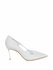Туфли Casadei Glitter-effect pointed-toe pumps, размер 40, Silver
