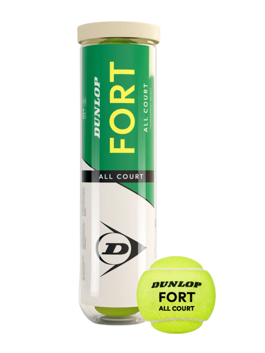 Мячи для тенниса Dunlop Fort All Court TS Premium 4b желтый, войлок