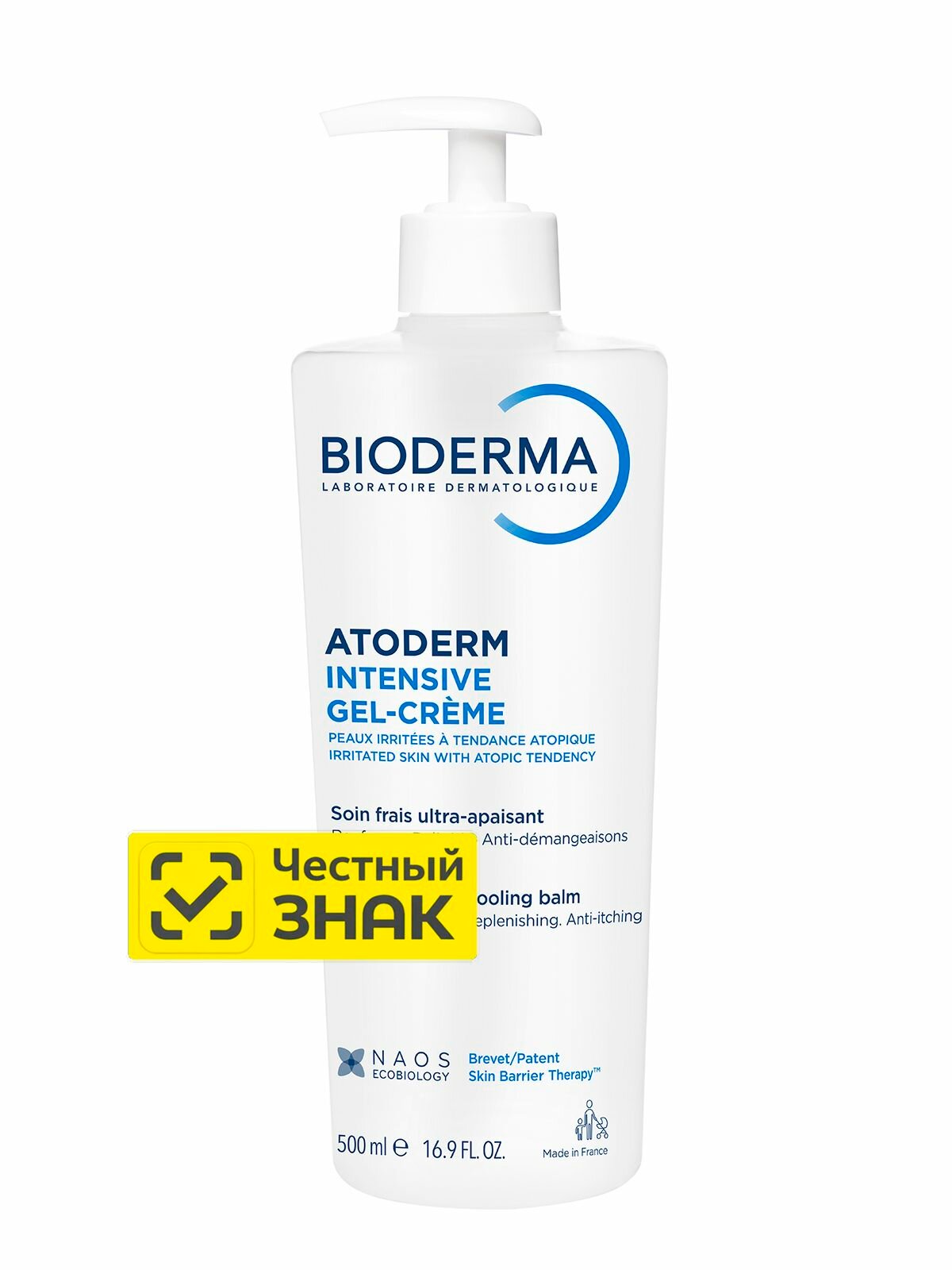 Биодерма Атодерм Интенсив Bioderma Atoderm Intensive Гель-Крем 500 мл