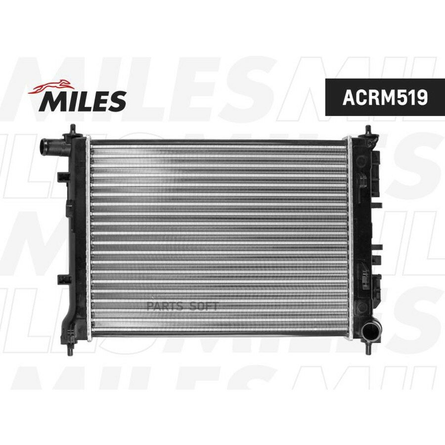 MILES ACRM519 Радиатор двигателя KIA Rio (FB) / Hyundai Solaris (HCR) МТ ()