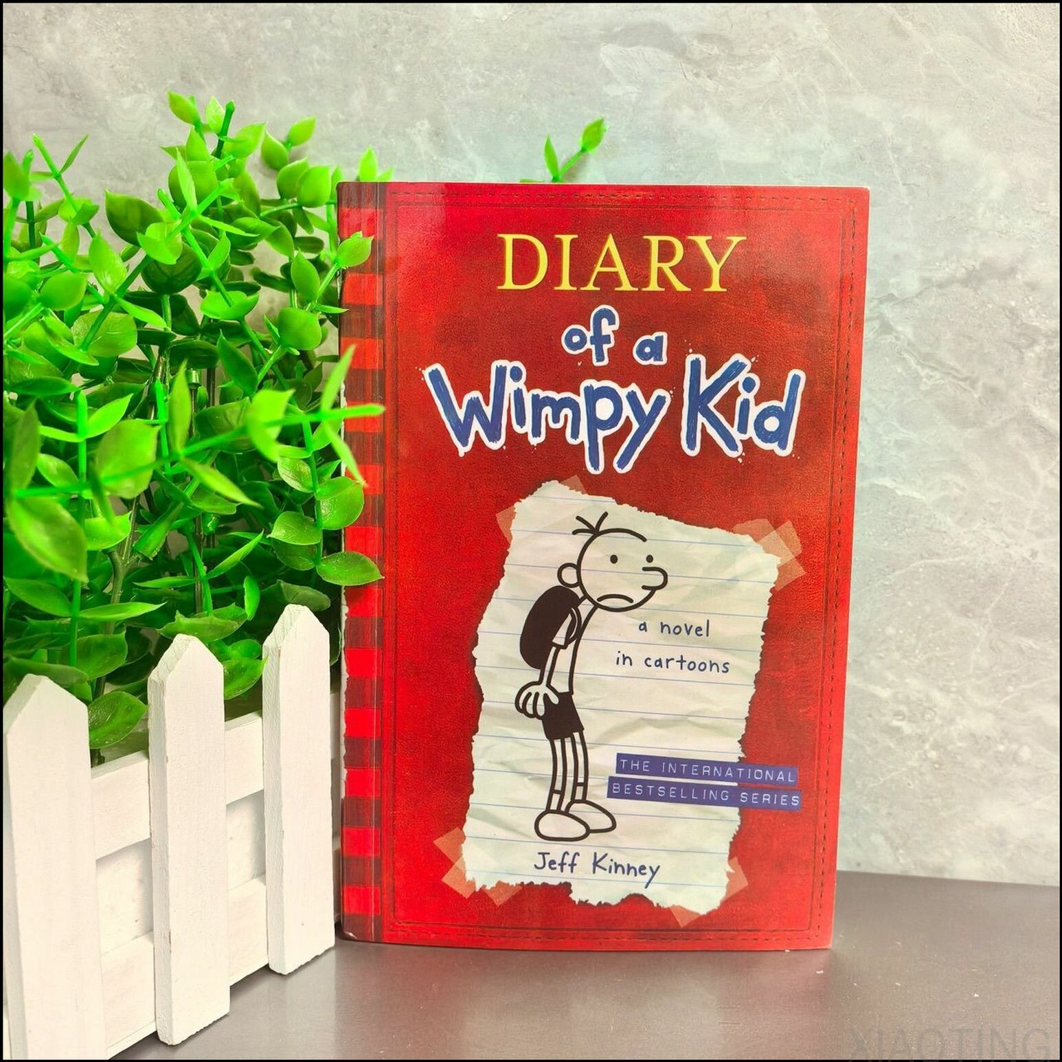 Diary Of A Wimpy Kid/ Детский дневник 1/ Юмористический сборник рассказов-комиксов/, Печатная книга, Мягкая обложка, No.1