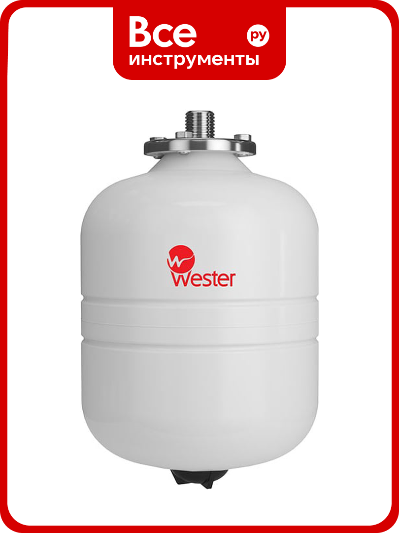 Бак мембранный для системы ГВС и гелиосистем Wester Premium WDV8 0-14-0350, из стали