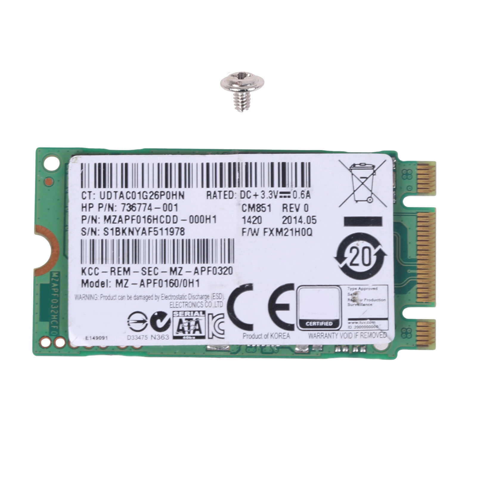 M.2 SSD 2242 16GB Жесткий диск для настольных и портативных