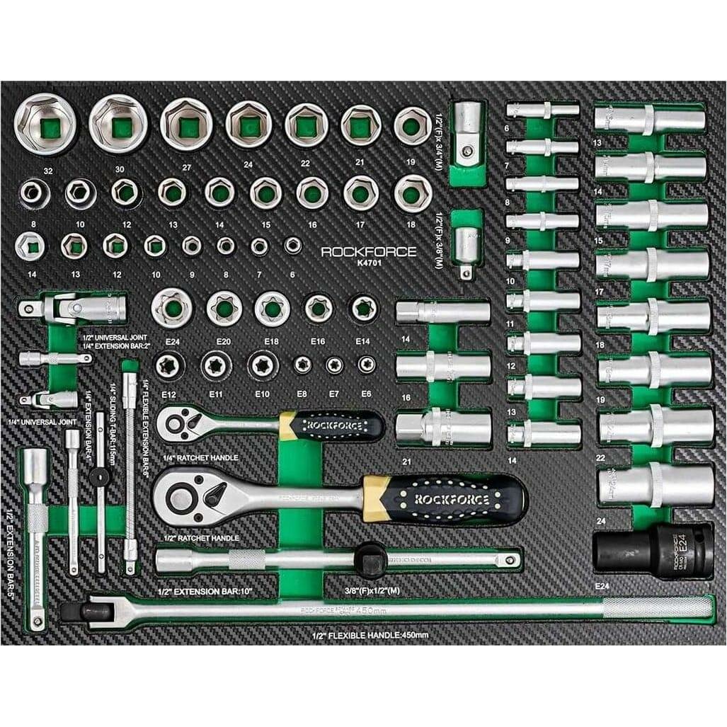 Rockforce Набор инструментов 70 предметов в ложементе RF-K4701(51382)