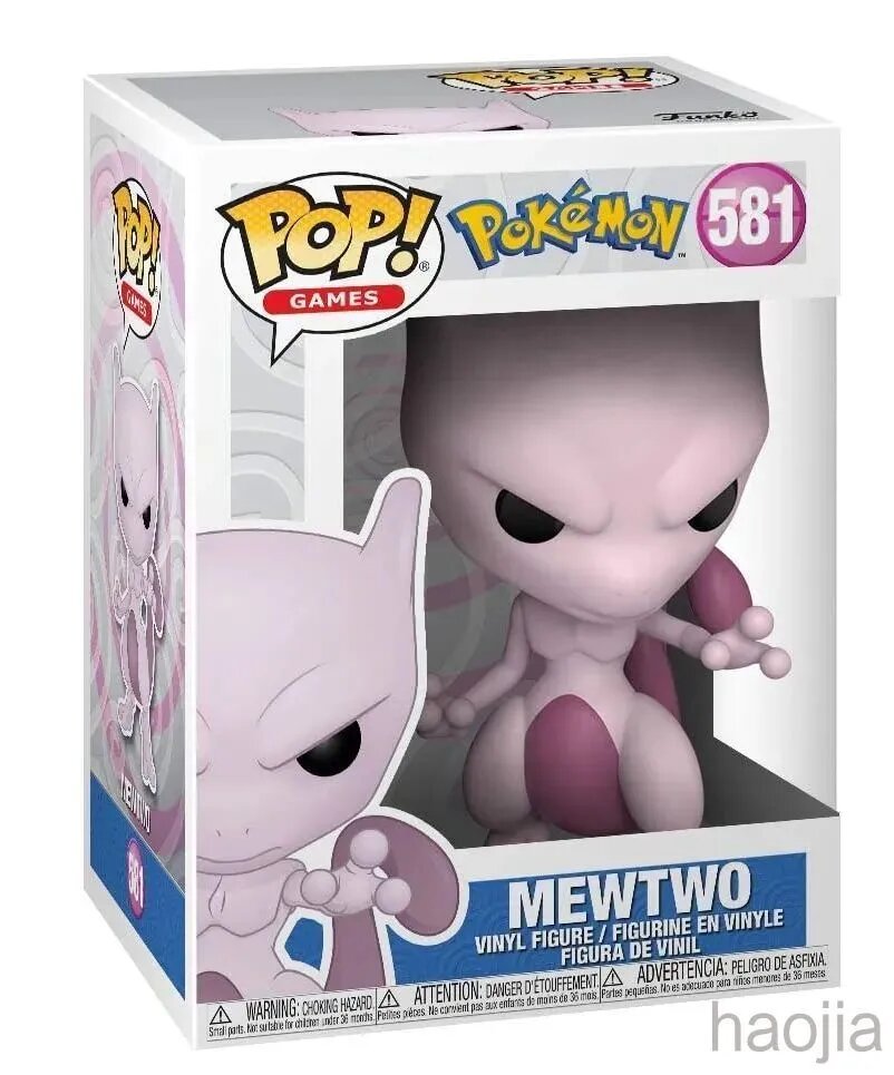 POP Games: Покемон- Мьюту (EMEA) Funko Pop фигурка из ABS пластика, 1 шт