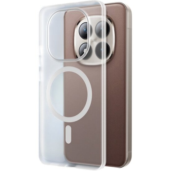 Чехол Borasco Ice MagnetCase для Xiaomi Redmi Note 15 Pro+ 5G, прозрачный