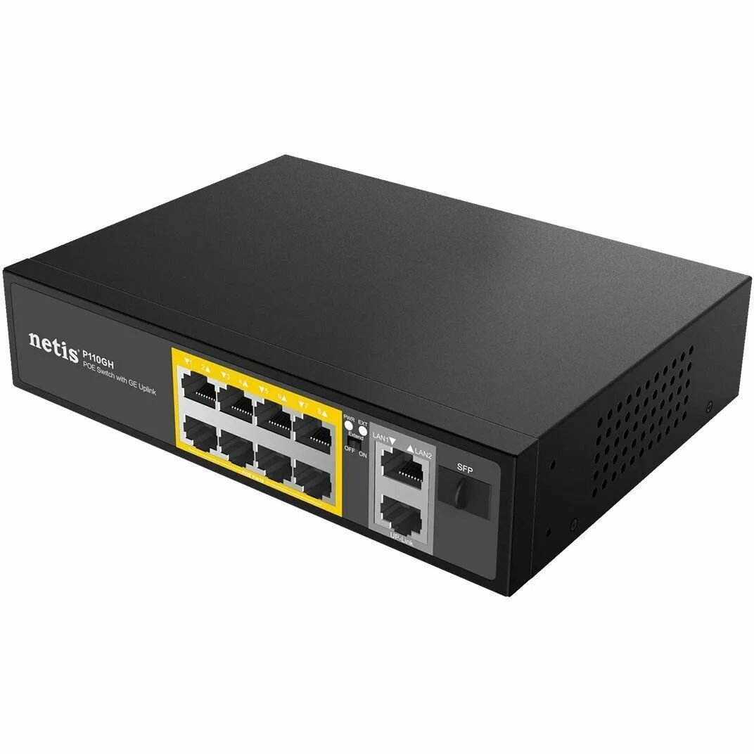 Коммутатор неуправляемый Netis P110GH