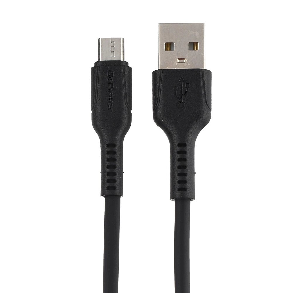 Кабель USB Type-A – Micro-B GoPower 00-00028366 1.0m