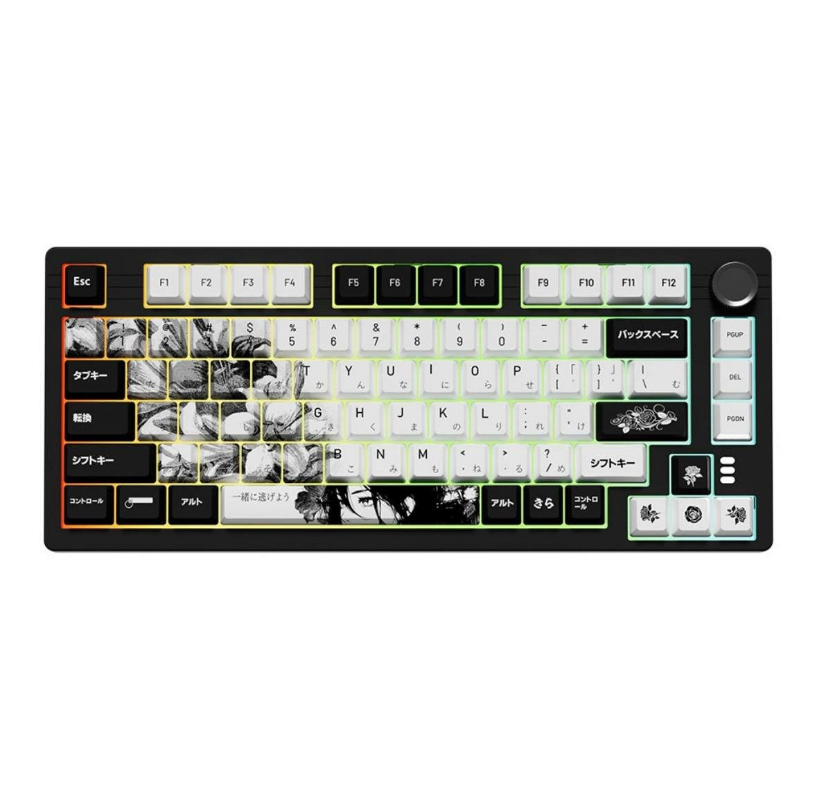 Беспроводная Игровая Механическая Клавиатура Eweadn x Syemasen “Gasket K87Pro” | Green Switch | RGB | Hot Swap | Custom
