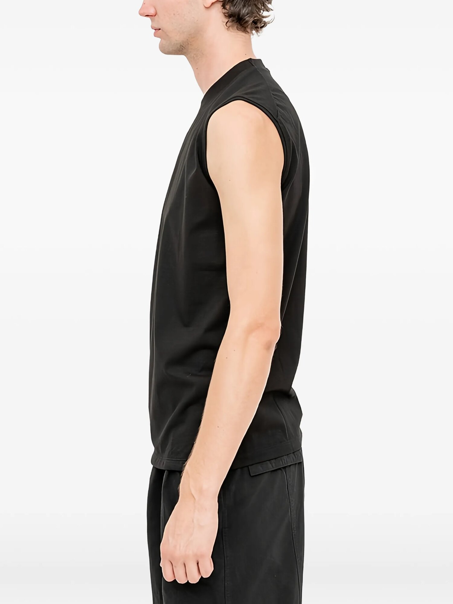 Топ The Viridi-anne Logo-embroidered tank, размер 5, black/black — фото 1