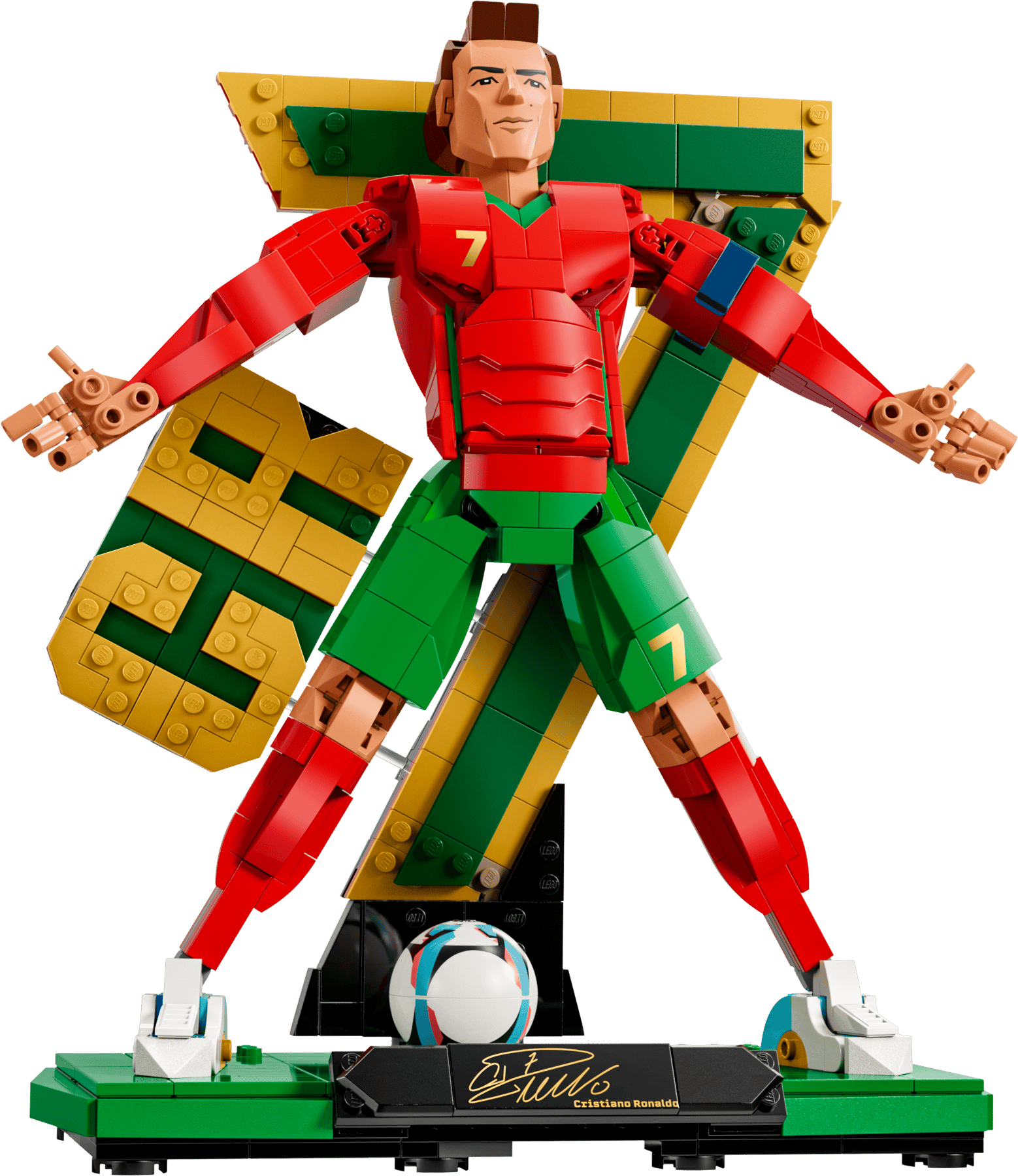 Конструктор LEGO Editions 43016 Криштиану Роналду — легенда футбола, 854 дет. — фото 1