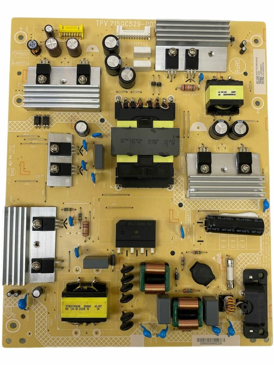 Блок питания (715GC529-P02-000-B03R), для телевизора Philips 58PUS8507/60