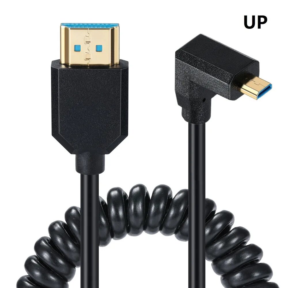 PENGQIAO Аудиокабель HDMI/Micro-HDMI тип D, 1.2 м, черный матовый