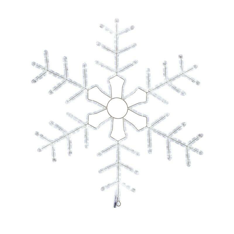 Фигура светодиодная "Снежинка Мигающая" 95х95см 432LED бел. 38Вт 220-240В IP65 эффект мерцания Neon-Night 501-338