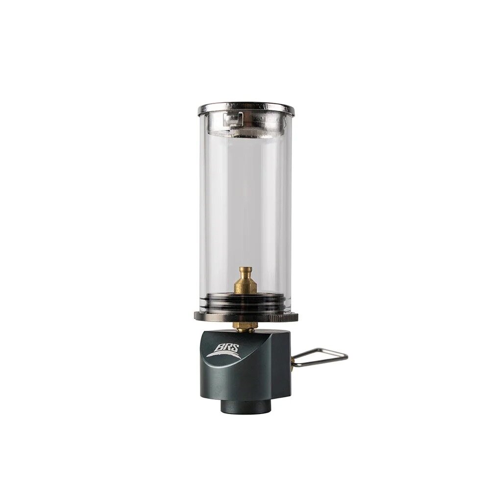 BRS Mini регулируемая газовая лампа для палатки для кемпинга на улице с стеклянной дымоходом без огнеупоров
