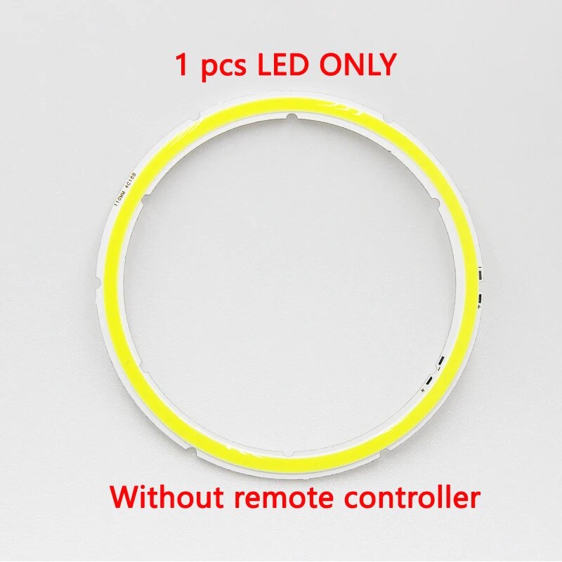 Светодиодная кольцевая лампа allcob 60мм/120мм 12В LED ONLY, Cold white 6500K, 6W 60mm