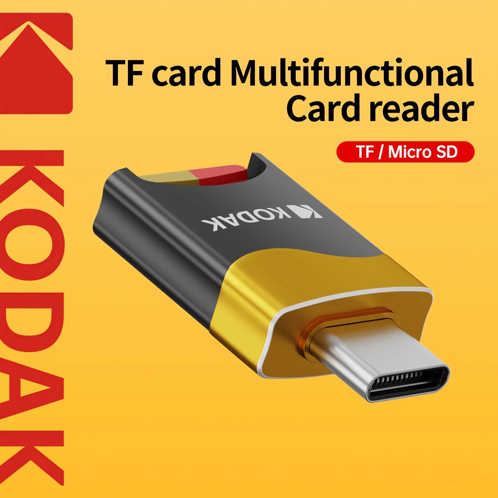 KODAK T330 кардридер Type-C для карт microSD
