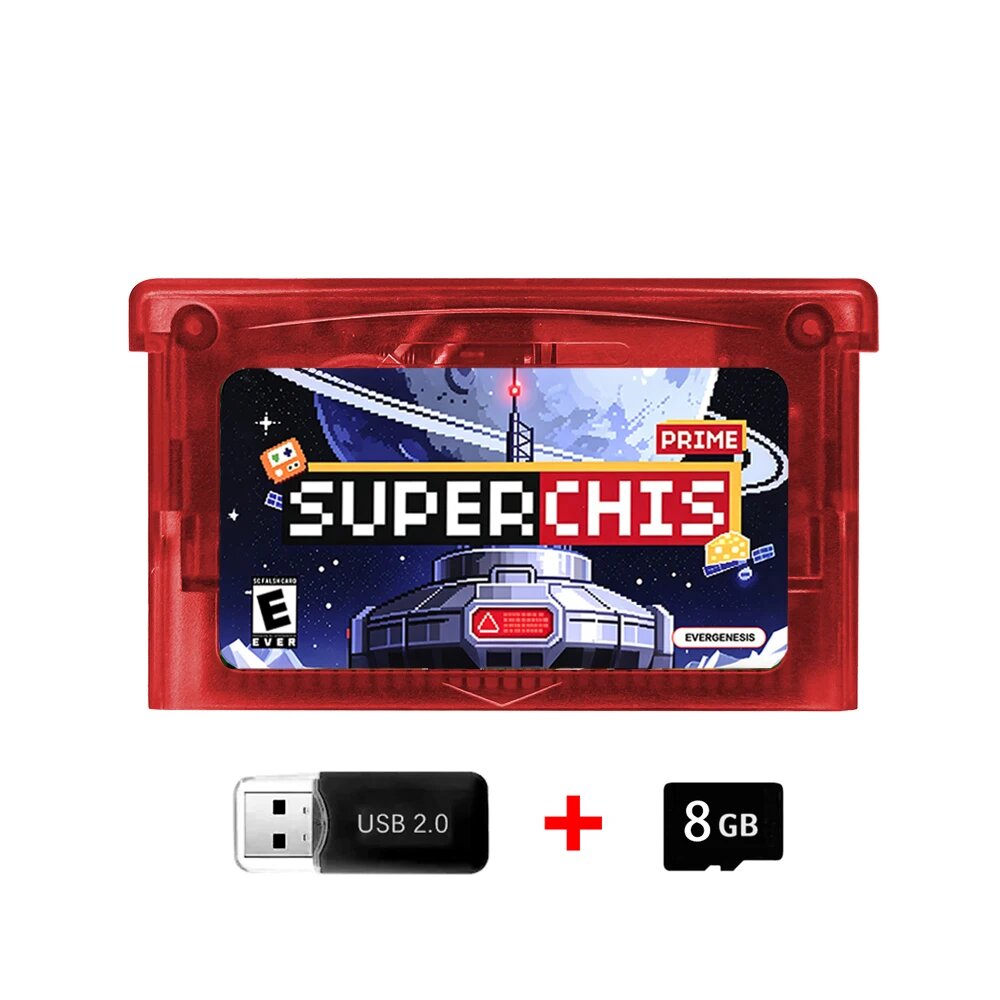 Игровой картридж SuperChis Prime Red With 8G