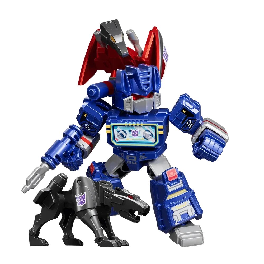 Фигурки Blokees Transformers Defender Version 03 Soundwave Темно-синий, secret 4
