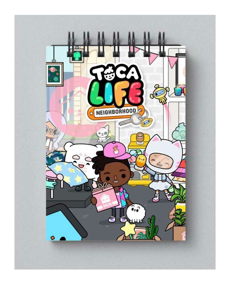 Блокнот MIGOM с принтом А5 "Тока Бока, Toca Boca" - 4