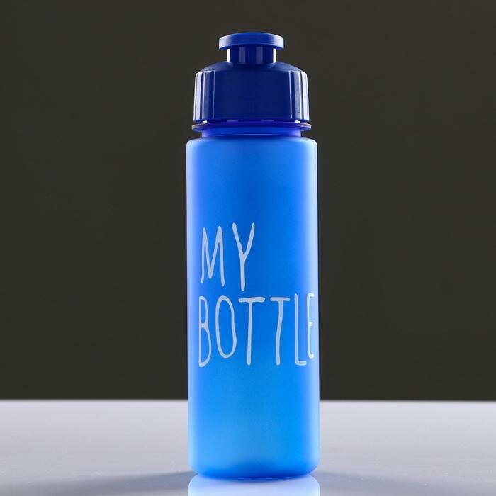 Бутылка для воды My bottle 500 мл, 6х21.5 см, синяя