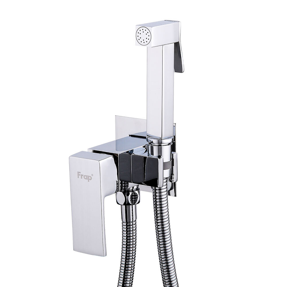 Гигиенический душ со смесителем FRAP F7506, хром