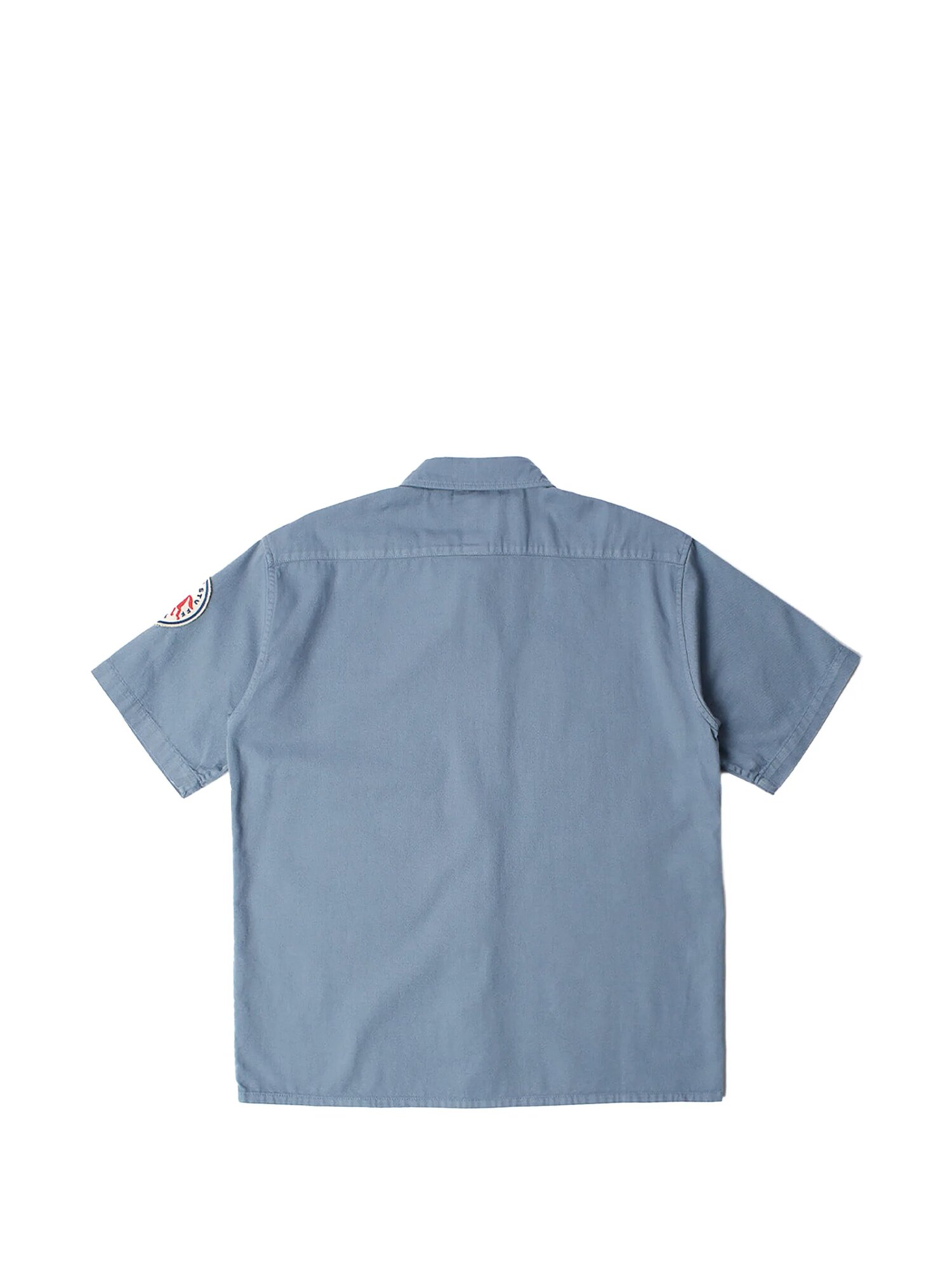 Рубашка Parra Gas Station logo-patch shirt, размер XL, синий — фото 1
